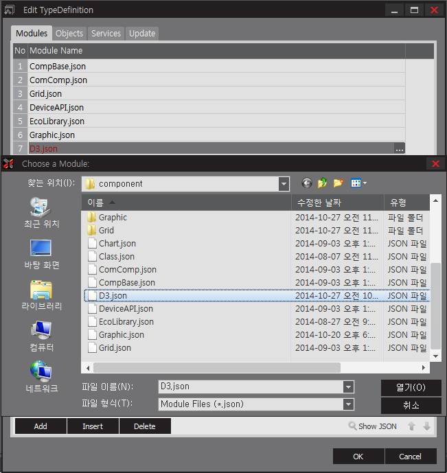 Chart Sample Made through Using Graphic Component and D3