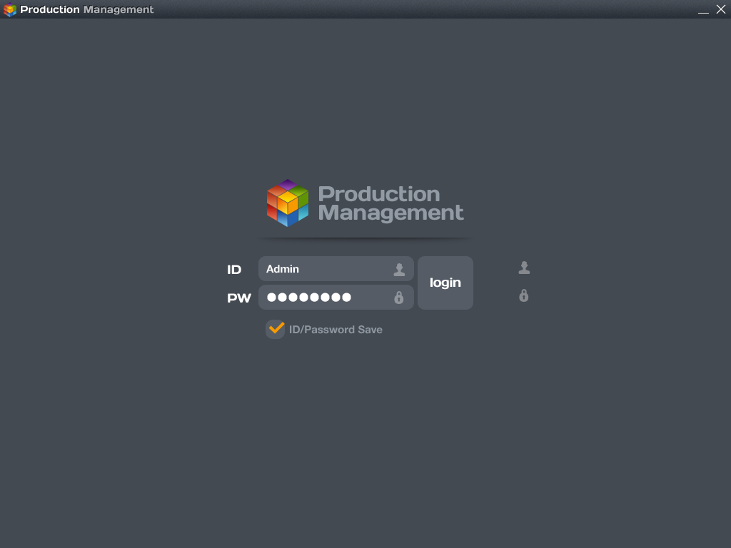 Production UI Design Kit (for iPad) 생산분야 디자인샘플
