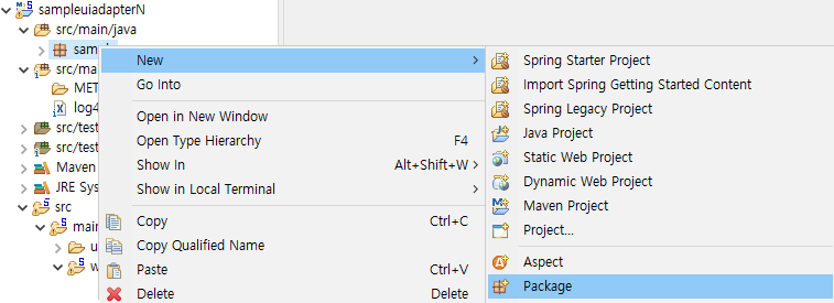 따라 하기 Spring Tool Suite V3914 And Uiadapter Mvc 패턴을 통해 Db 데이터 가져오기